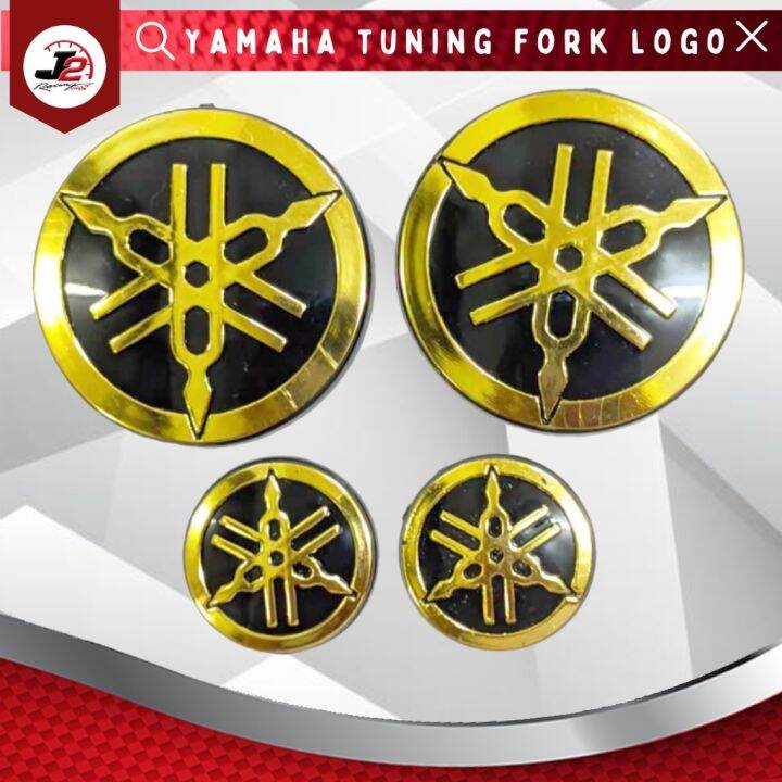 Motorcycle Yamaha Tuning Fork Logo Emblem 4pcs-1set | Lazada PH