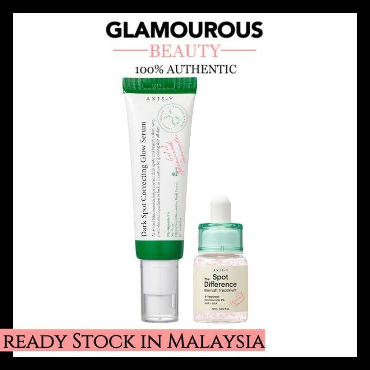 Axis Y Acne Fighter Duo Set ( Glow Serum 50ml + Spot Treatment 15ml ...