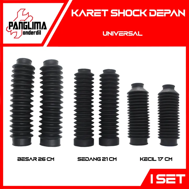 Karet Shock Depan Trail Untuk Semua Jenis Motor-Universal Cover-Kondom ...