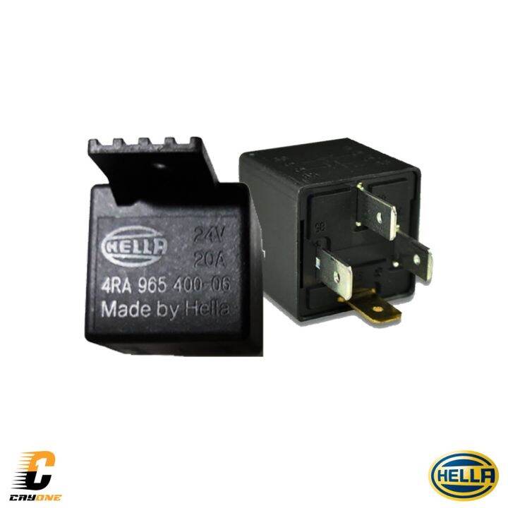 HELLA Relay 4 PIN Kaki 4 K4 Klakson Lampu 24V 20A | Lazada Indonesia