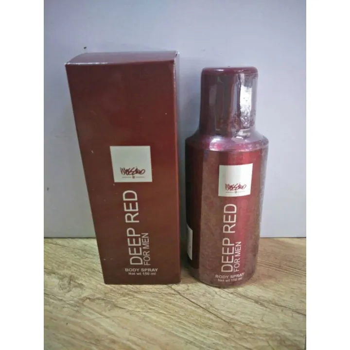 (Fragrances)Authentic Mossimo Men Body Spray (Deep red) Y03 | Lazada PH