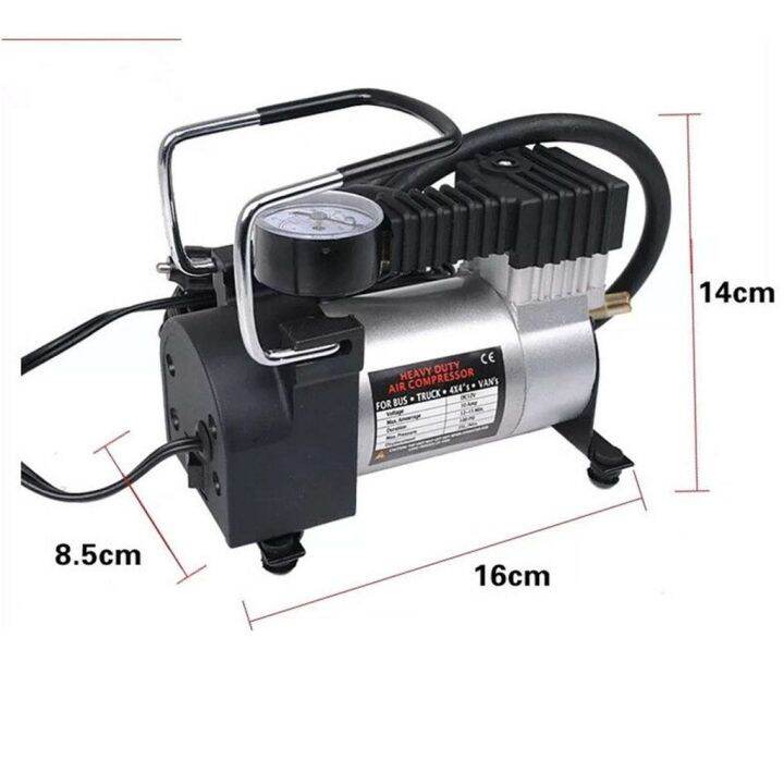 Portable car electric tire multi-function pump 12V car pump inflatable ...