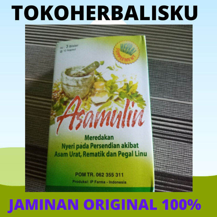 kapsul asamulin asam ulin original obat asam urat dan persendian ...