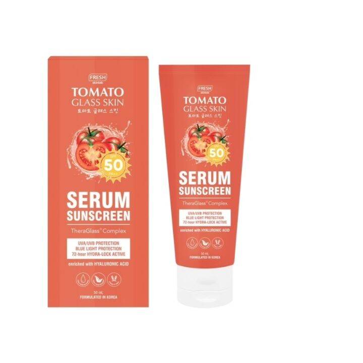Fresh Skinlab Tomato Glass Skin Serum Sunscreen 50 mL sunscreen 2023 ...