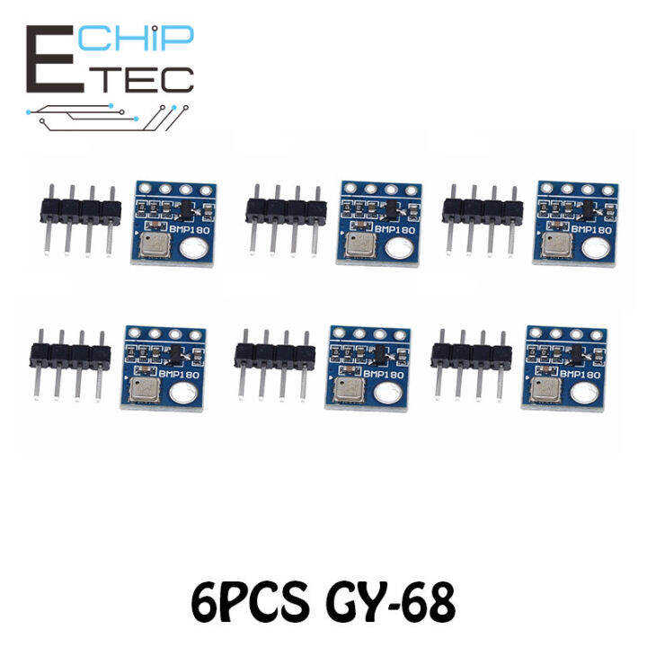 6PCS Digital Barometric Sensor Institute Module GY-68 Arduino BMP180 ...