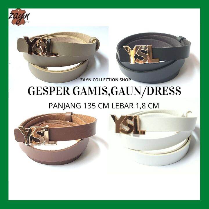 Ikat Pinggang Wanita Jumbo Untuk Fashion Gamis Panjang 130 Cm Gesper ...