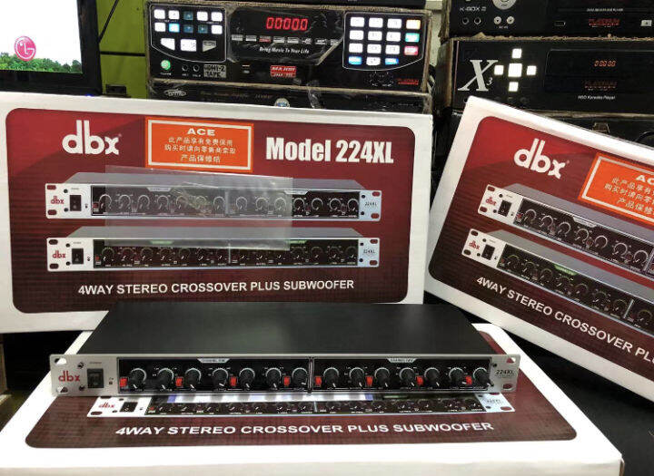 dbx 224XL 4WAY STEREO CROSSOVER PLUS SUBWOOFER/tested before ship out ...