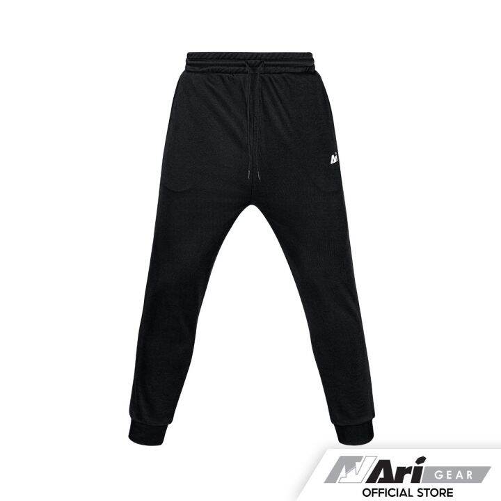 ARI TAB TRACK PANTS - BLACK/WHITE กางเกงขายาวอาริ แท็บแท็ก สีดำ ...