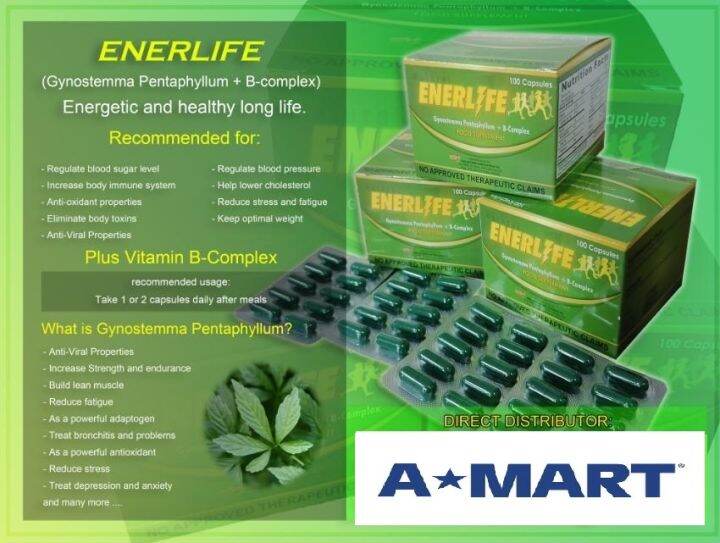 Enerlife (100 capsules) is a Powerful Antioxidant and Immune Booster to ...