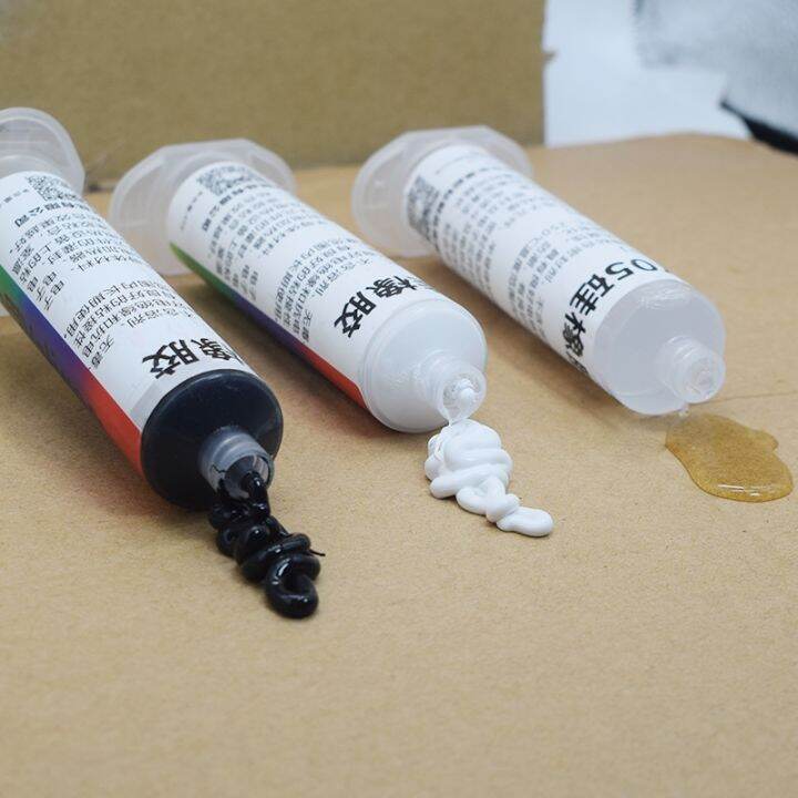 Weiligu 704 705 706 silicone rubber 45g industrial white glue black ...