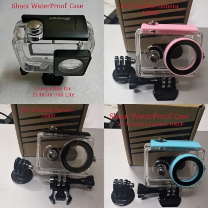 Shoot Waterproof Case for Yi Action Camera 1080p / 4K / Plus / Lite ...
