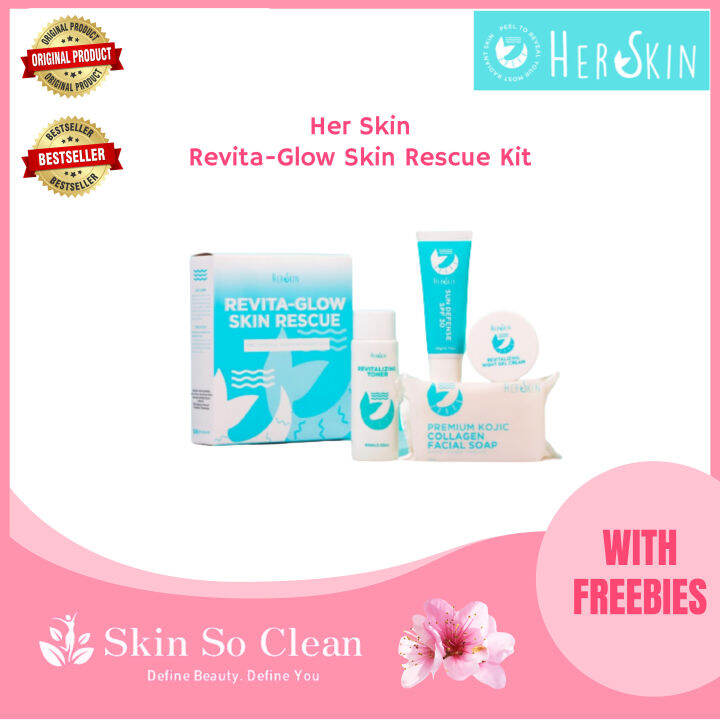 MADISON SKIN Her Skin Revita Glow Skin Rescue Complete Set Herskin [100 ...