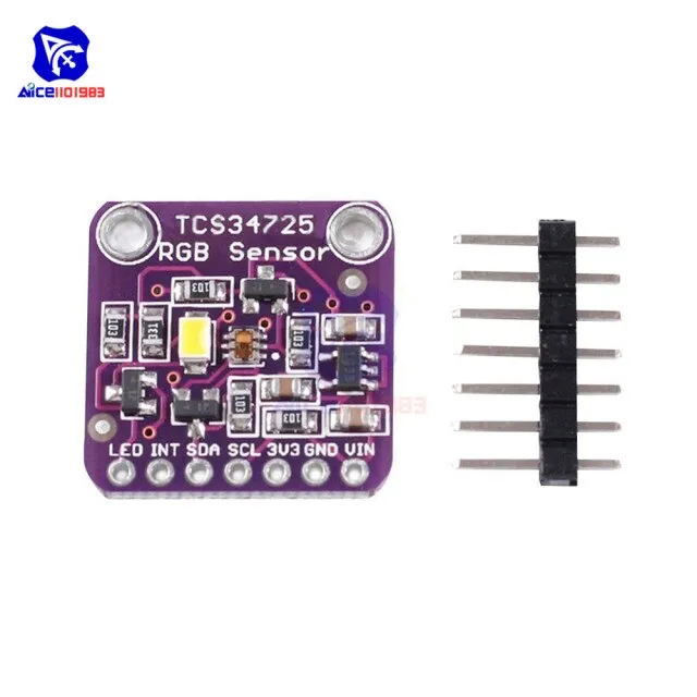 TCS34725 RGB Light Color Sensor Recognition Module พร้อม IR Filter ไฟ ...