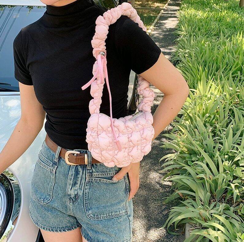 PLOVER⚡จัดส่งฟรี สินค้าพร้อมส่ง⚡กระเป๋า carlyn soft bag female casual ...