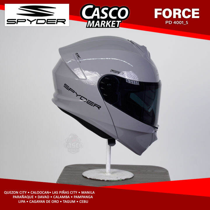 SPYDER FORCE PD MODULAR DUAL VISOR MOTORCYCLE HELMET | Lazada PH