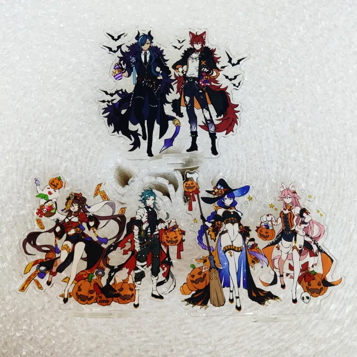 Game Genshin Impact Arataki Itto Kaeya Zhongli Acrylic Stand Model ...