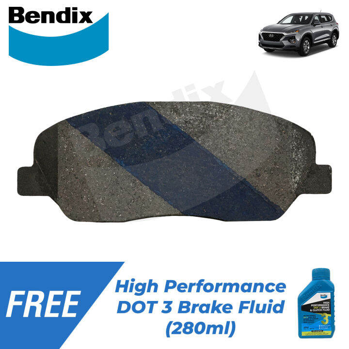 Bendix Brake Pads GCT DB2034 Front Set for Hyundai Santa Fe 2006-2015 ...
