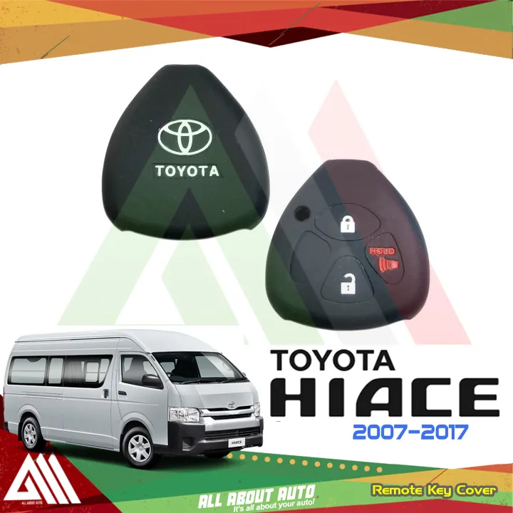 Toyota Hiace 2007-2017 Remote Key Cover (Silicone Black) | Lazada PH