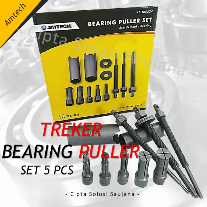 TREKER BEARING PULLER SET 5 PCS AMTECH ALAT PEMBUKA PELEPAS LAHER ...