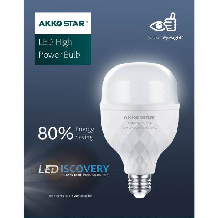 Bóng Đèn LED tròn tiết kiệm điện - AKKO STAR ( 15W / 20W / 30W / 40W ...