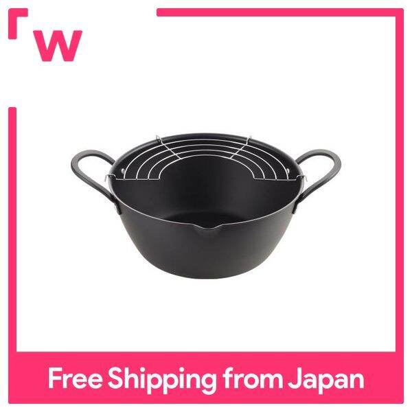 【MADE IN JAPAN】 Fried Tenpoku Deep Deep Deep Pot 24cm / Fried pot ...