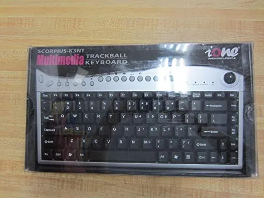 IONE SCORPIUS K3NT TRACKBALL KEYBOARD | Lazada