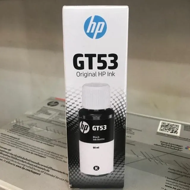 TINTA BOTOL HP GT53 BLACK 100 % ORIGINAL | Lazada Indonesia