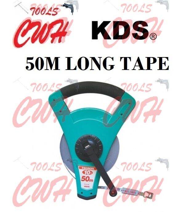 KDS 50M 100M Tecron Steel Long Tape RULER MEASUREMENT MEASURER MEASURING MEASURE | Lazada