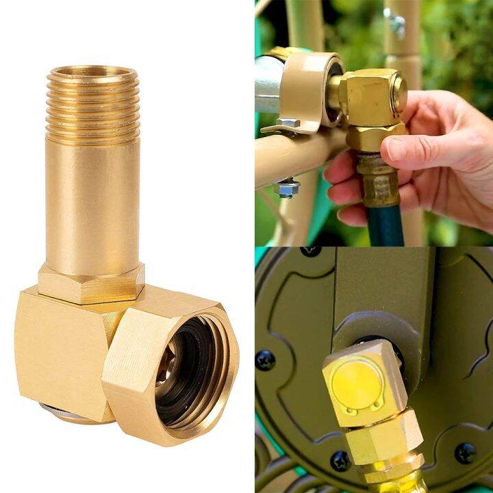 Garden Hose Adapter, Brass Replacement Part Swivel, Hose Reel Parts Fittings | Lazada PH