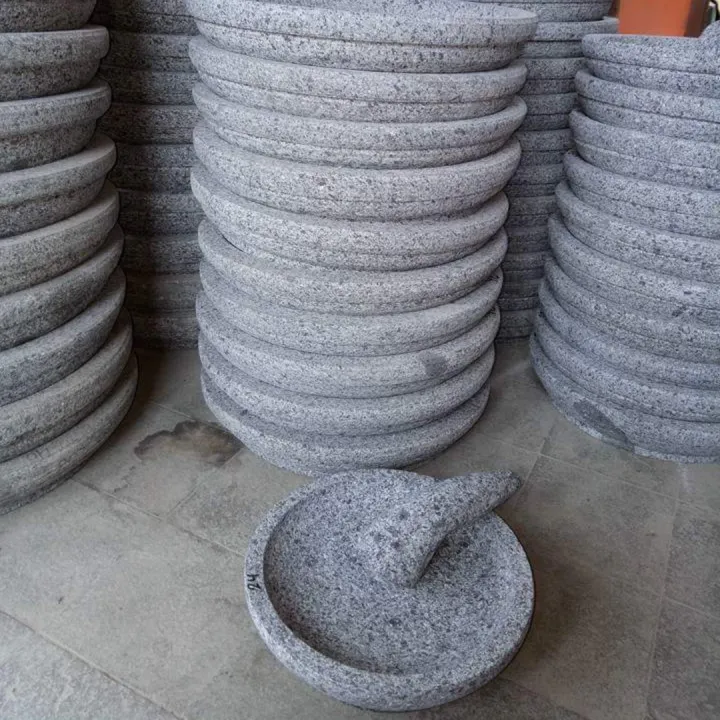 Cobek Coet Batu Bulat Dari Batu Alam Ukuran Diameter 24 Cm | Lazada ...