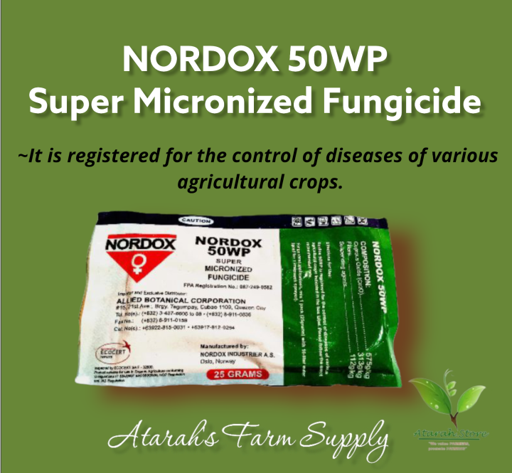 NORDOX 50WP Super Micronized Fungicide (25gms) | Lazada PH