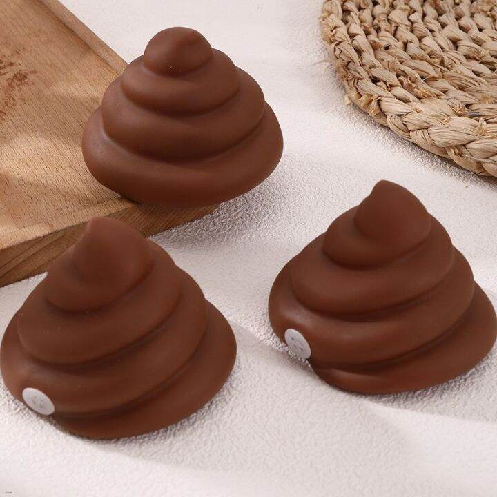 Creative prank Poop Pinching toys decompress poop Lala soft glue to ...