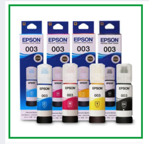 หมึก EPSON INK 003 BK,C,M,Y แท้ (ออกใบกำกับภาษีได้) | Lazada.co.th