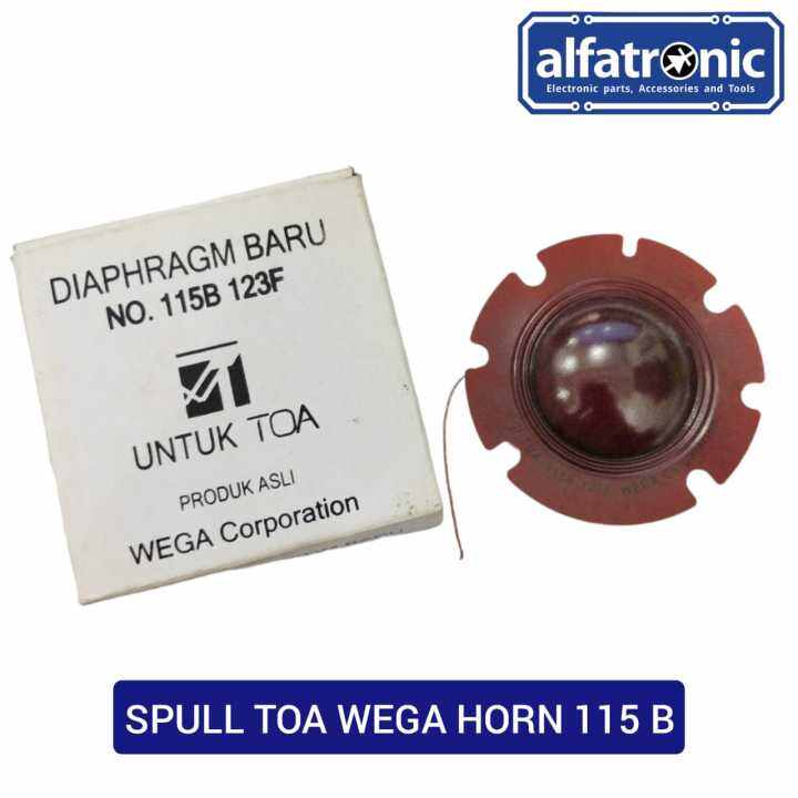 SPUL SPEAKER TOA WEGA HORN 115 B (DIAPHRAGM BARU NO. 115B 123F) | Lazada Indonesia