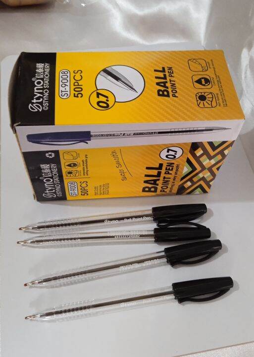 STYNO BALLPEN 0.7 PEN THICKNESS 50PCS IN A BOX SMOOTH WRITING AND ...