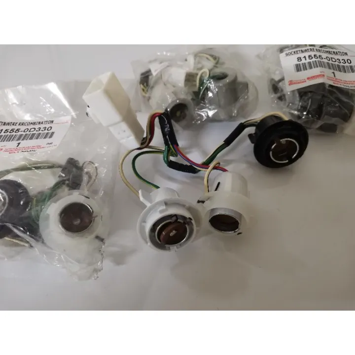 TOYOTA NCP93 VIOS 2010 L LAMP SOCKET / LAMPU BELAKANG SOCKET /L LIGHT ...