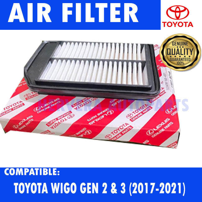 GENUINE AIR FILTER For Toyota Wigo Gen2 (2017-2021) 17801-BZ140 | Lazada PH