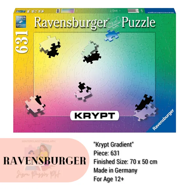 Ravensburger 631 piece Jigsaw Puzzle - Krypt Gradient | Lazada PH