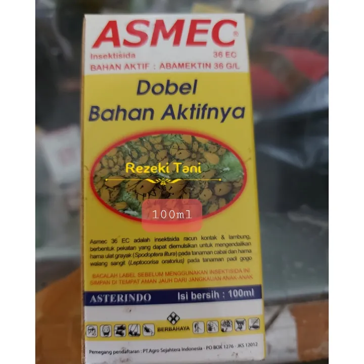 Insektisida Asmec Abamectin 36EC basmi Kutu Thrips Tungau 100ml | Lazada Indonesia