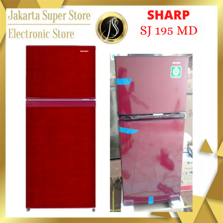 KULKAS SHARP SJ -195 MD / 2 PINTU 172 L | Lazada Indonesia