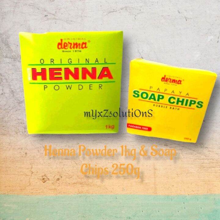 DERMA Henna Bleaching Powder Soap Chips | Lazada PH