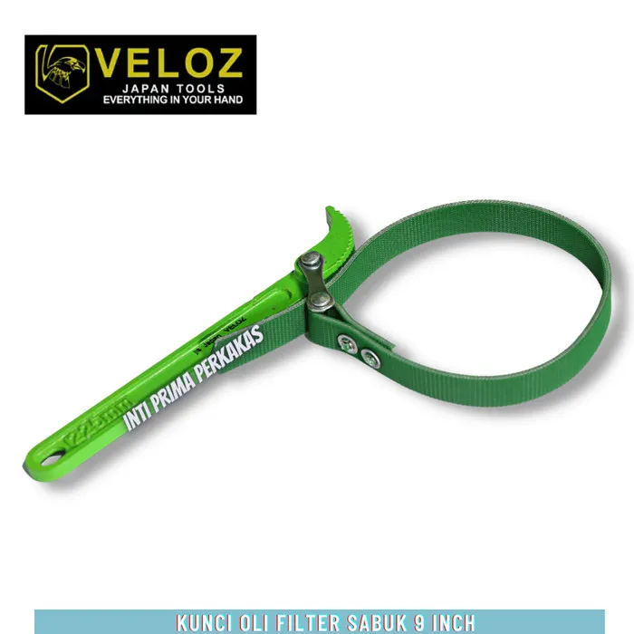 Kunci Filter Oli Model Sabuk 9 Inch Veloz / Pembuka Oli | Lazada Indonesia