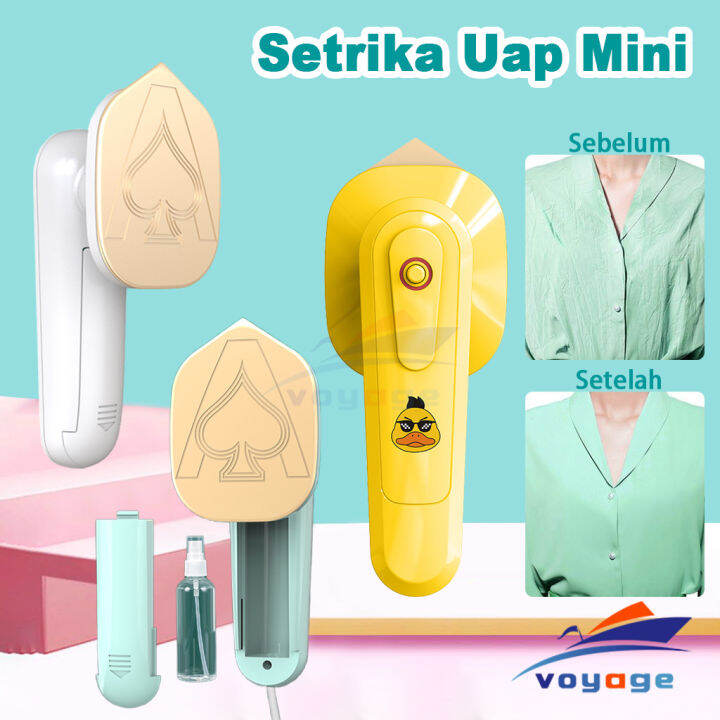 Setrika Traveling Mini Uap Genggam Portabel Setrika Uap Mini Kain ...
