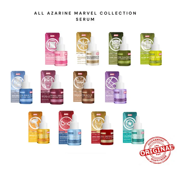 AZARINE x MARVEL Serum 20 ml All variant | Lazada Indonesia