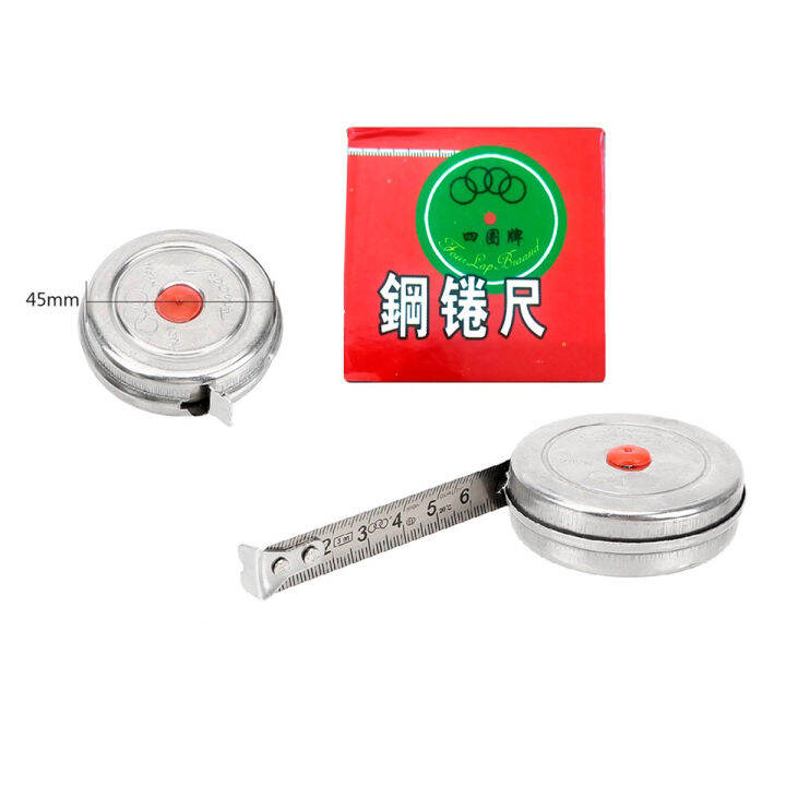 MB - Meteran Mini Bahan Stainless Steel 2 Meter / Meteran Bulat ...