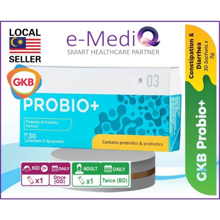 GKB Probio+ (3g x 30 Sachets) (Prebiotic Assist Digestion/Boost Immune ...