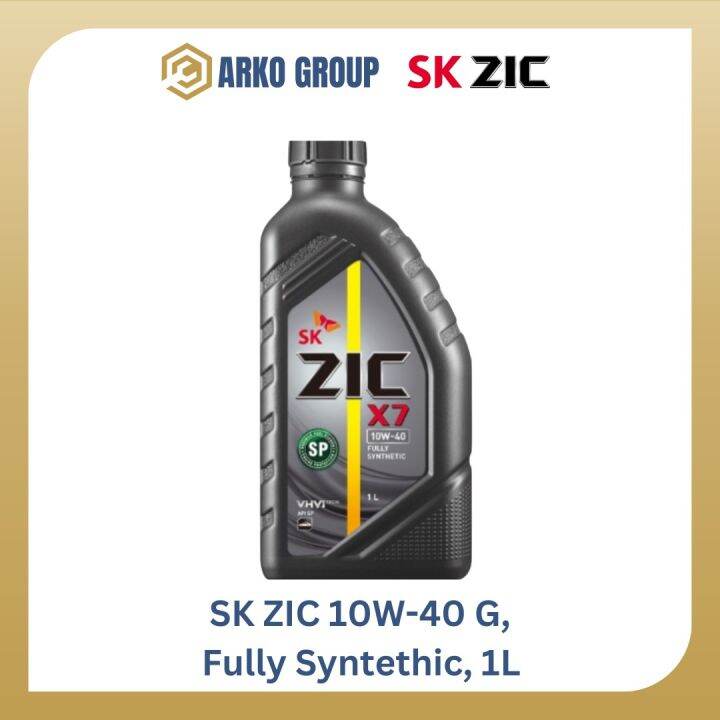 SK ZIC X7 10W-40 Fully Synthetic 1L | Lazada PH