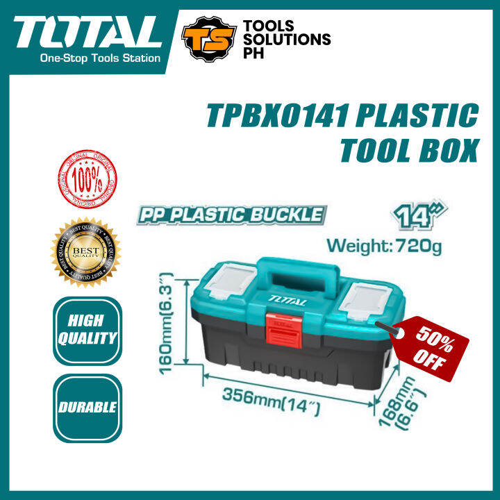 TOTAL PLASTIC TOOL BOXES | Lazada PH