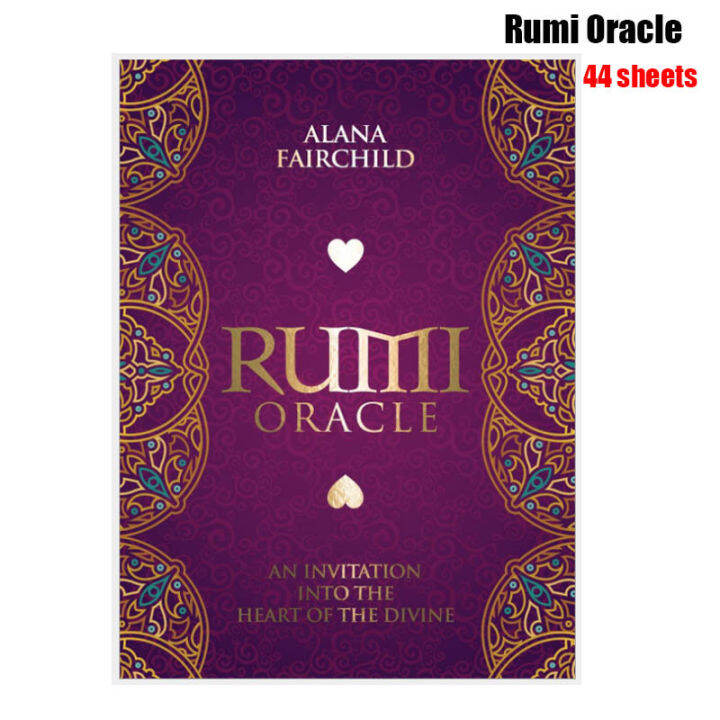 Rumi Oracle Card Games-44 แผ่น | Lazada.co.th