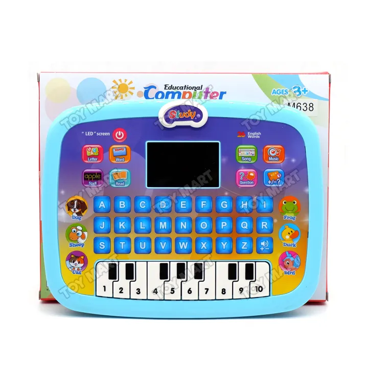 Educational Computer w/ LED Screen Toy Tablet for Kids Learning Toy ...